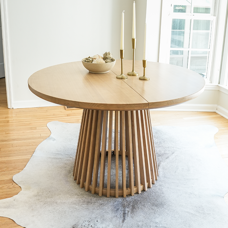 Solid Wood Round Dining Tables | Plank+Beam