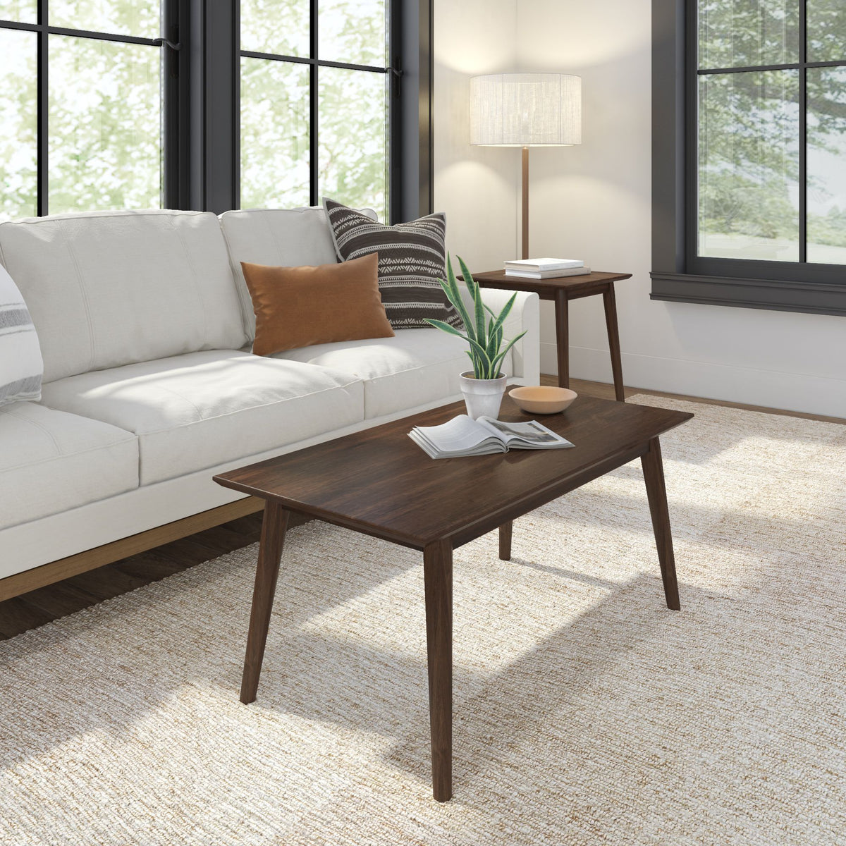 Mid Century Modern Coffee Table 40 Plank Beam