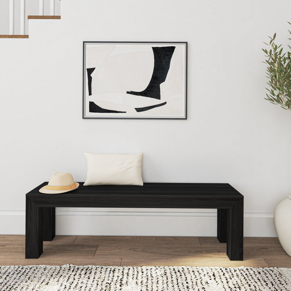 Modern Solid Wood Dining Bench, 60" – Plank+Beam