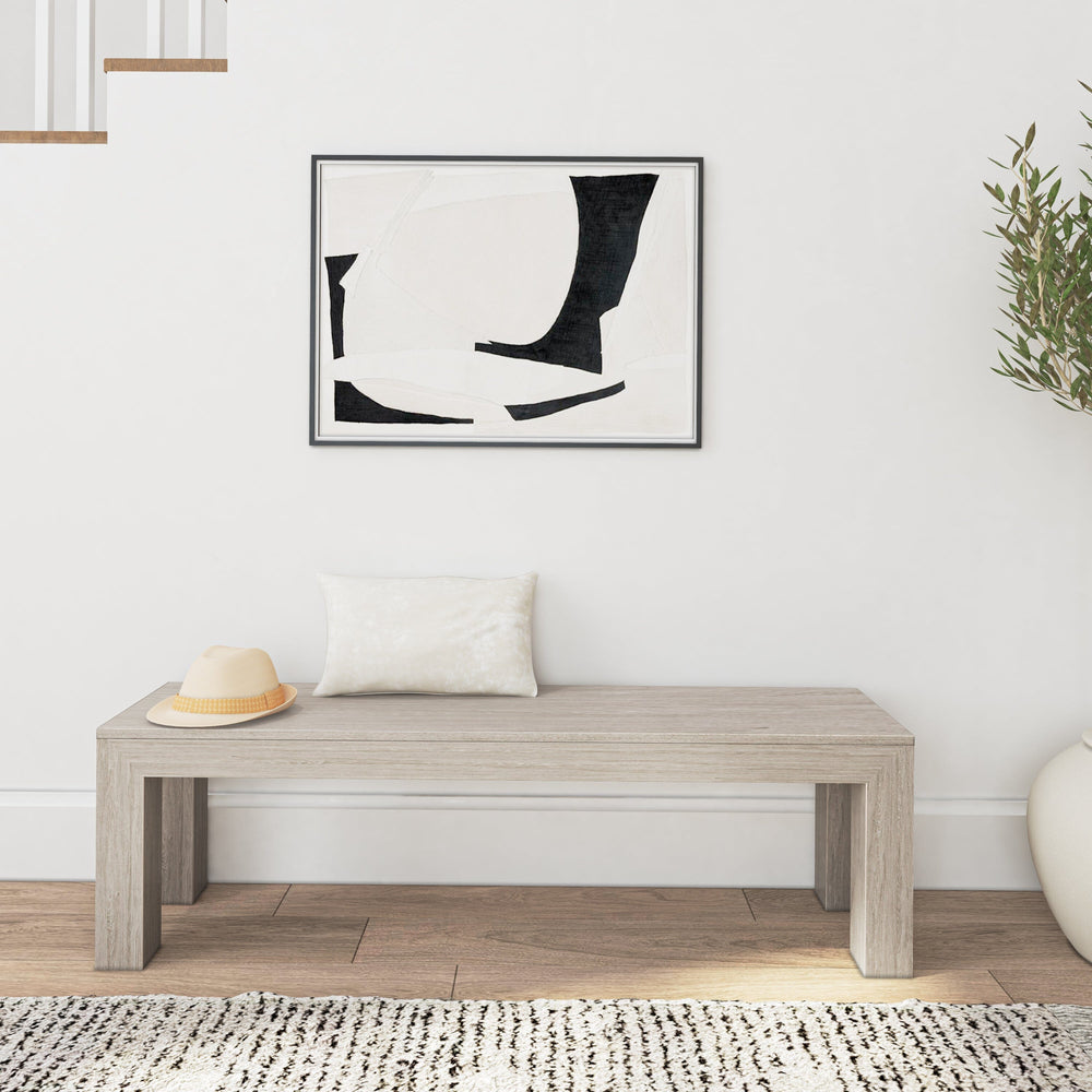 Modern Solid Wood Dining Bench, 60" – Plank+Beam