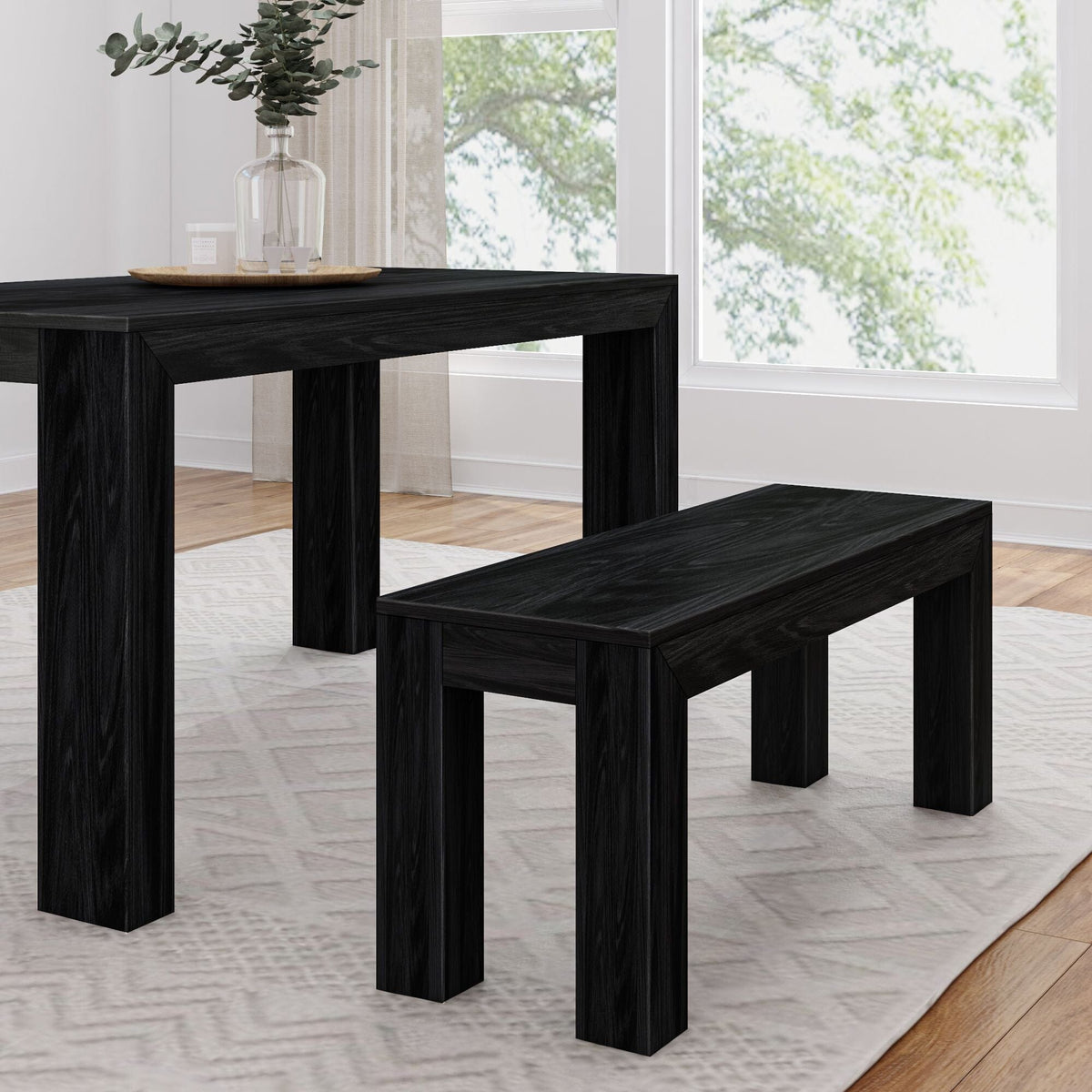 Modern Dining Bench - 49" – Plank+Beam