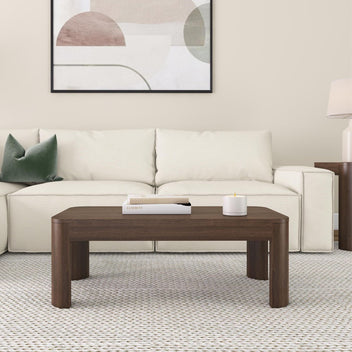 Contour Solid Wood Coffee Table, 40" – Plank+Beam