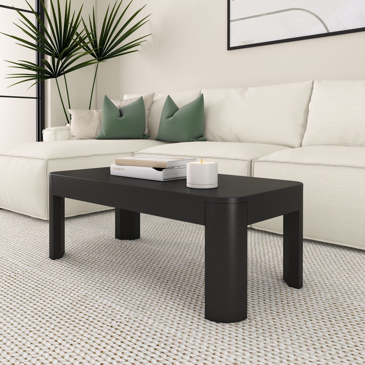 Contour Solid Wood Coffee Table, 40" – Plank+Beam