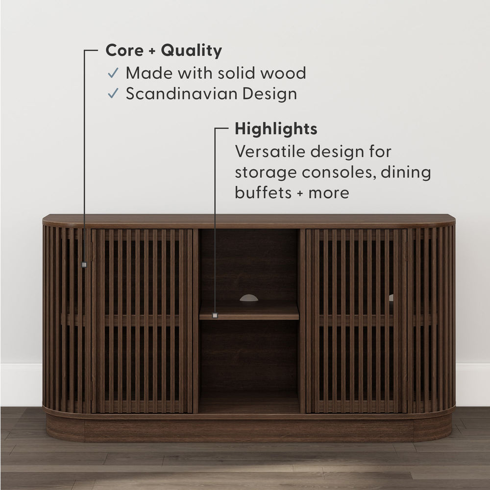 Contour Sideboard, 2 Doors with Adjustable Shelf – Plank+Beam