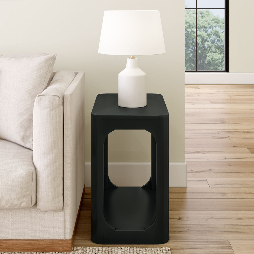 Forma Side Table with Shelf, 25" – Plank+Beam