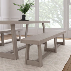 Farmhouse Solid Wood Dining Bench, 85" – Plank+Beam