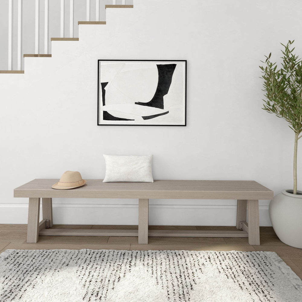 Farmhouse Solid Wood Dining Bench, 85" – Plank+Beam