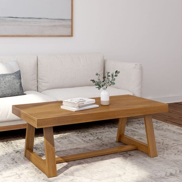 Farmhouse Rectangular Coffee Table, 48" – Plank+Beam