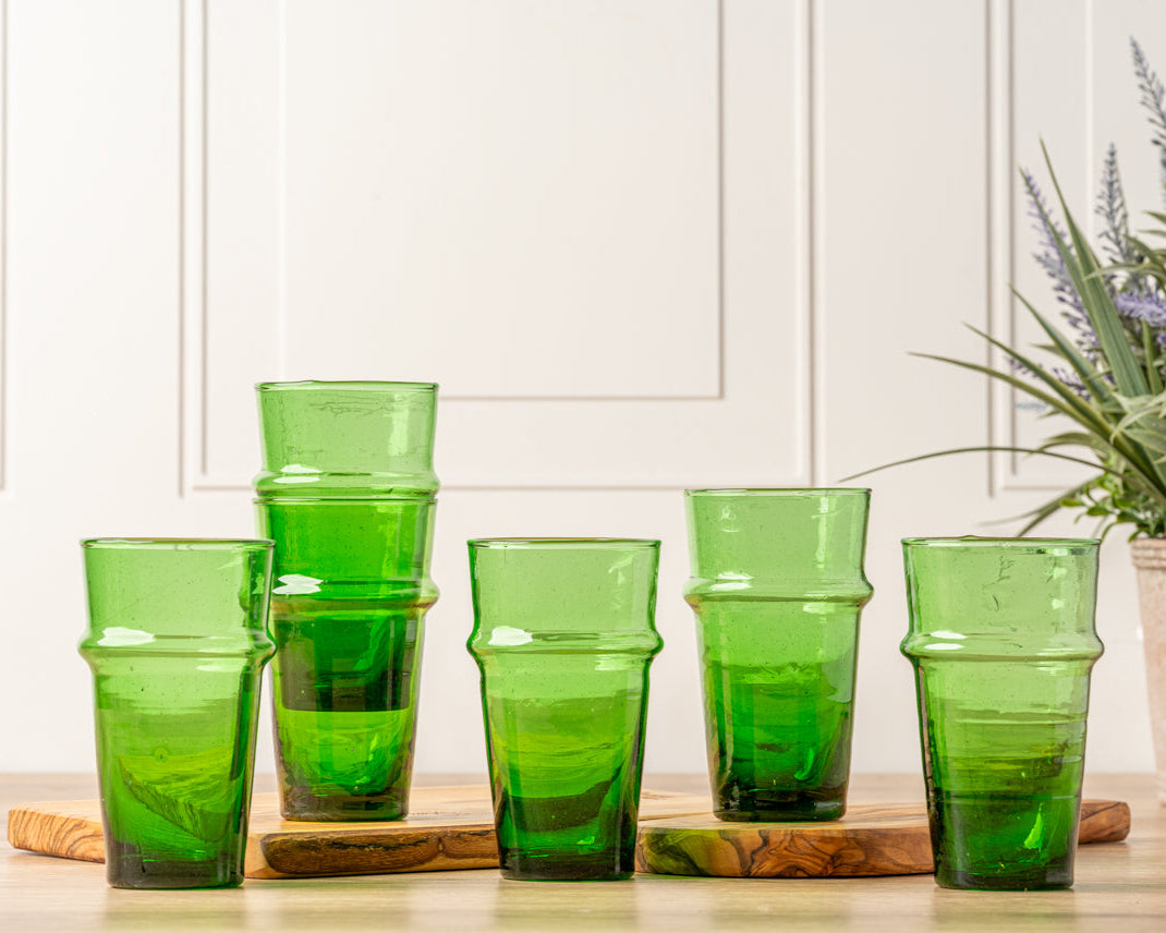 Moroccan Beldi Glassware - Set of 6 by Verve Culture – Plank+Beam