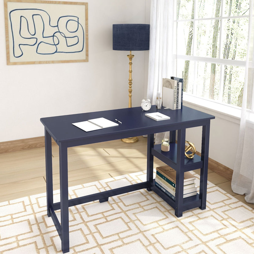 Solid Wood Computer Desk with Storage – Plank+Beam