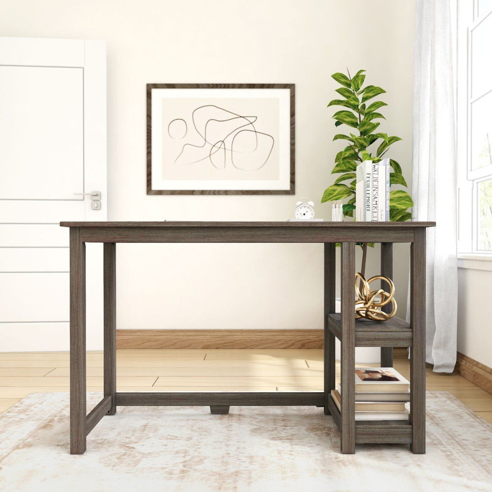 Solid Wood Computer Desk with Storage – Plank+Beam