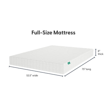 8 Inch Full Size Memory Foam Mattress – Plank+Beam