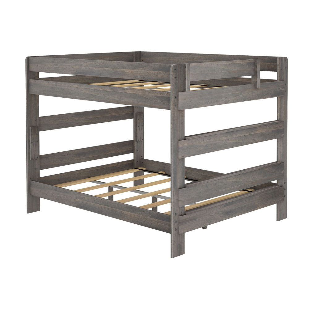 Rustic Queen Over Queen Bunk Bed – Plank+Beam