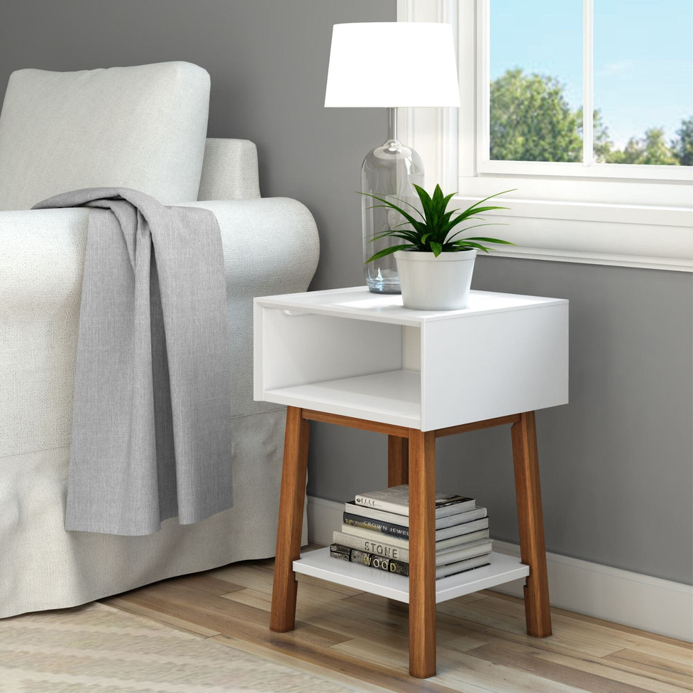 Modern Side Table Mid-Century End Table for Living Room, Bedroom ...